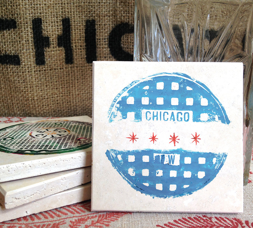 Chicago Coaster Set – stormprintcity